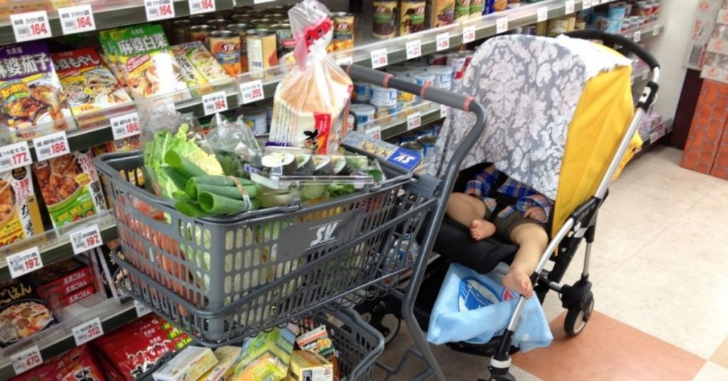 How to Grocery Shop With a Stroller - Pro Baby Guide
