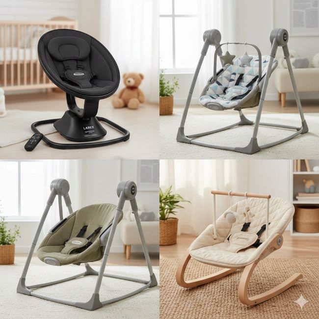 Top Infant Swings: Electric, Portable & Convertible Models Review - Pro ...